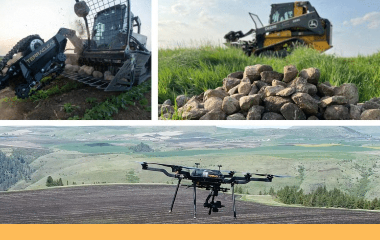 Rock Eating Velociraptors? TerraClear Combines Drone Scouting, Futuristic Machinery to Nab Pesky ...